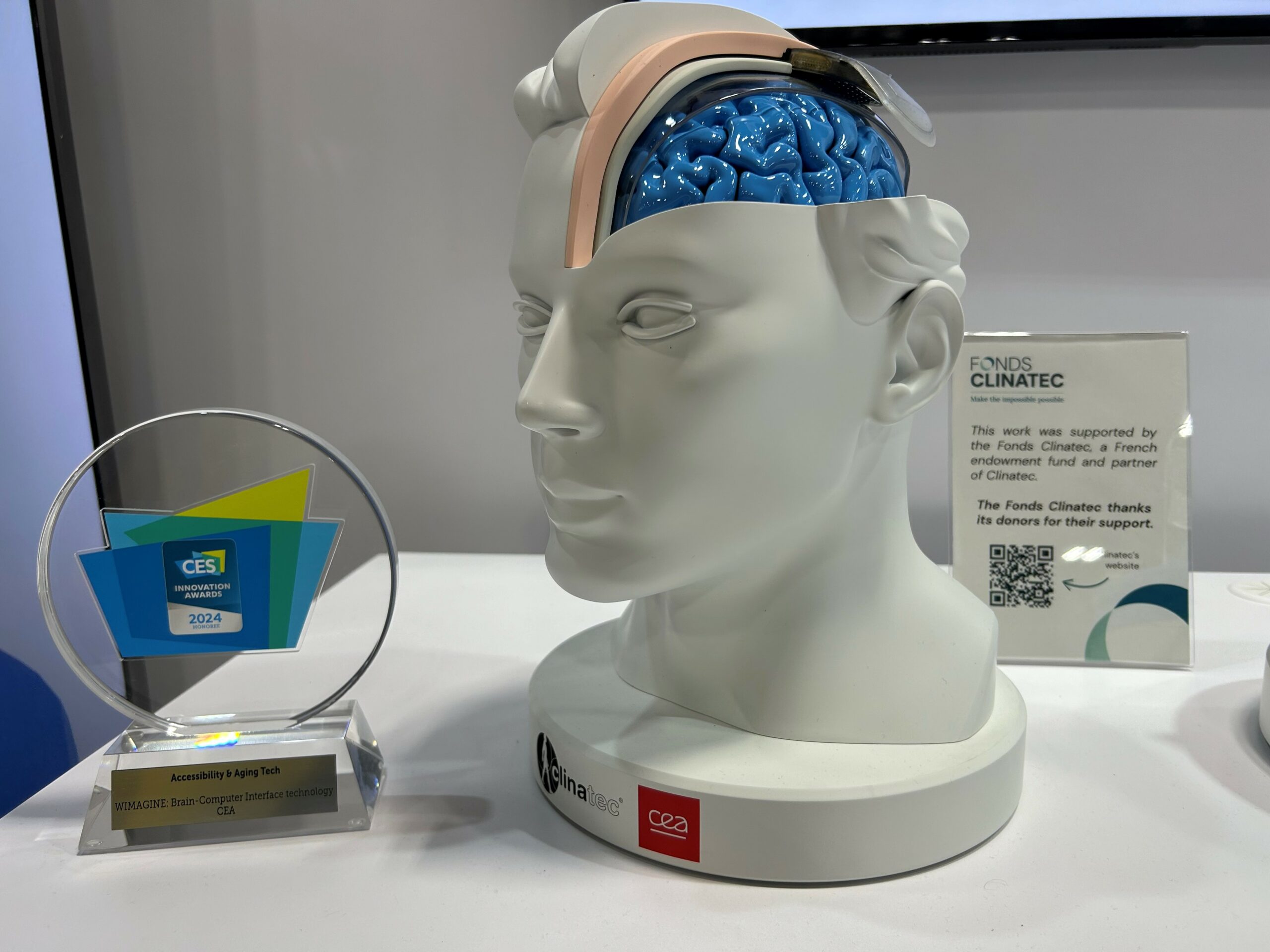 L'implant Wimagine® récompensé au CES de Las Vegas ! - Fonds Clinatec